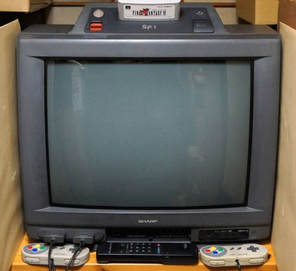 SFC スーパーファミコン内蔵テレビ SHARP SF1 21インチ(本体、アクセサリー)｜売買されたオークション情報、yahooの商品情報をアーカイブ公開 - オークファン（aucfan.com）