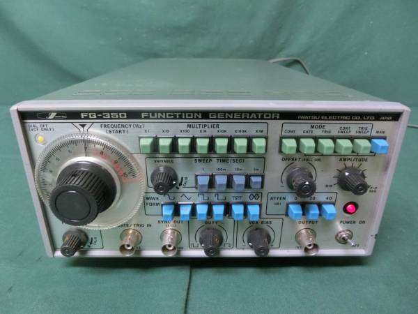 岩通 FG-350 FUNCTION GENERATOR 波形発生器 IWATSU(その他)｜売買されたオークション情報、yahooの商品情報 ...