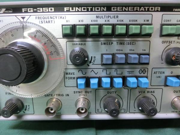 岩通 FG-350 FUNCTION GENERATOR 波形発生器 IWATSU(その他)｜売買されたオークション情報、yahooの商品情報 ...