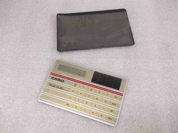 レア物 CASIO カシオ SL-800 FILM CARD レトロ電卓(カシオ)｜売買されたオークション情報、yahooの商品情報を ...