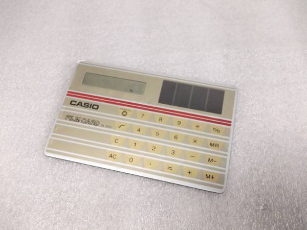 レア物 CASIO カシオ SL-800 FILM CARD レトロ電卓(カシオ)｜売買されたオークション情報、yahooの商品情報を ...
