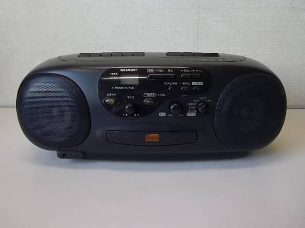 SHARP シャープ CD Wカセットラジカセ QT－C500(ラジカセ)｜売買されたオークション情報、yahooの商品情報をアーカイブ公開 - オークファン（aucfan.com）