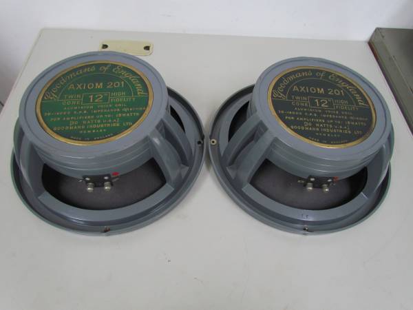 英国 Goodmans グッドマン AXIOM 201 12インチフルレンジ ペア(その他)｜売買されたオークション情報、yahooの商品情報 ...