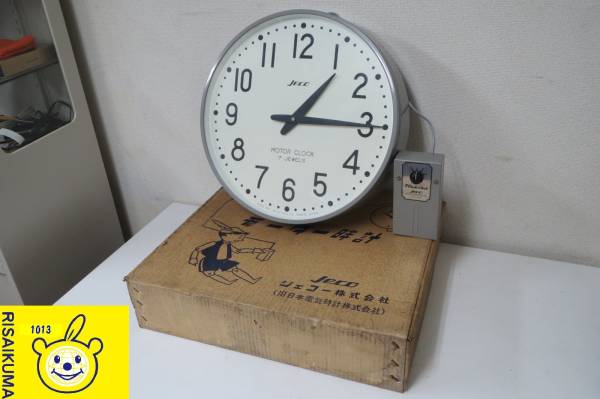 JECO ジェコー 掛け時計 モーター時計 MOTOR CLOCK 7 JEWELS 2針(電化製品)｜売買されたオークション情報、yahoo ...