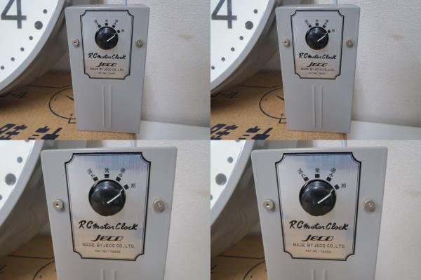 JECO ジェコー 掛け時計 モーター時計 MOTOR CLOCK 7 JEWELS 2針(電化製品)｜売買されたオークション情報、yahoo ...