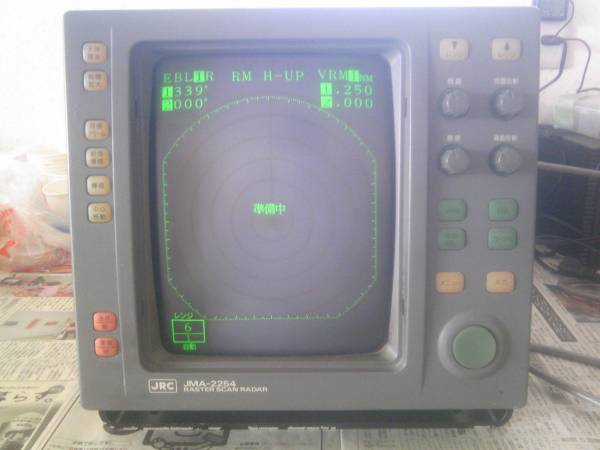 小型船舶用レーダー JRC JMA-2254 指示機のみ(航行計器)｜売買されたオークション情報、yahooの商品情報をアーカイブ公開 ...