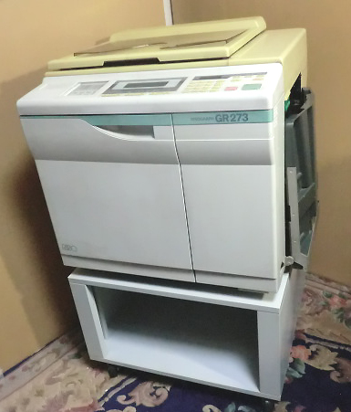 RISO リソグラフGR273 デジタル印刷機 理想科学(その他)｜売買されたオークション情報、yahooの商品情報をアーカイブ公開 - オークファン（aucfan.com）