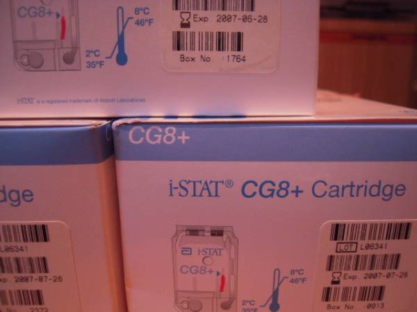 血液ガス アボット：アイスタット i-STAT CG8＋カートリッジ(その他)｜売買されたオークション情報、yahooの商品情報をアーカイブ ...