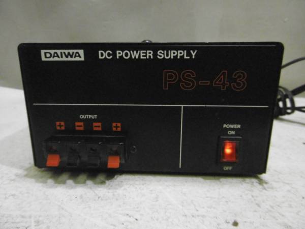 DAIWA ダイワ PS-43 DC13.8V 4A 電源 POWER SUPPLY OK(アマチュア無線)｜売買されたオークション情報 ...