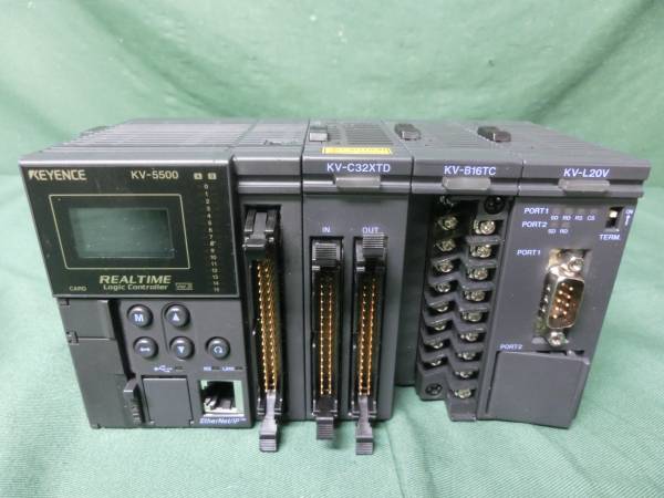 KEYENCE KV-5500 CPUユニット他 シーケンサ PLC キーエンス(電材、配電用品)｜売買されたオークション情報、yahooの ...