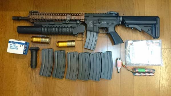 KSC ERG M4A1 sopmod block2カスタム M203 次世代 Mk18(電動ガン)｜売買されたオークション情報、yahooの ...