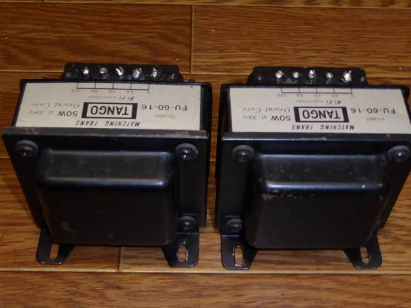 FU-60-16 TANGO タンゴ OTL 50W マッチングトランス 2台(パーツ、部品)｜売買されたオークション情報、yahooの商品 ...