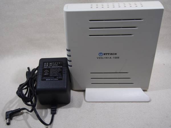 NTT西日本 VDSL N A-100E VDSLモデム 通電確認のみ(ADSLモデム)｜売買されたオークション情報、yahooの商品情報を ...