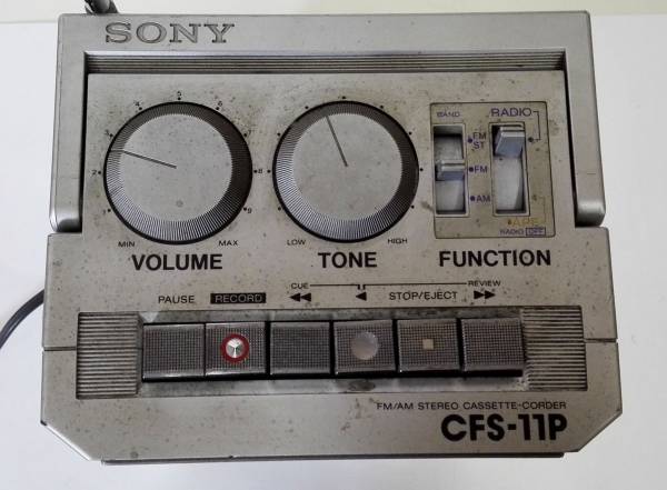 SONY レトロ ラジカセ CFS-11P ミュージカン 電源ケーブル付 ジャンク(ラジカセ)｜売買されたオークション情報、yahooの商品 ...