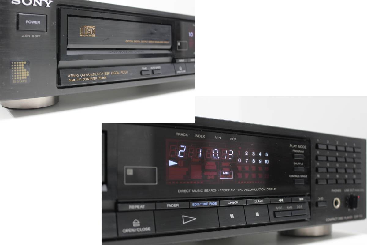 SONY ソニー CDP-770 CDプレーヤー 動作良好品 リモコン付(ソニー)｜売買されたオークション情報、yahooの商品情報を ...