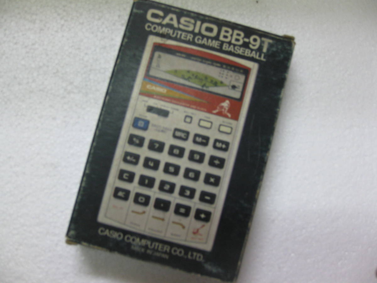 CASIO カシオ 電卓 ゲーム電卓 COMPUTER GAME ベースボール BB－9T(カシオ)｜売買されたオークション情報、yahooの商品情報をアーカイブ公開 - オークファン ...