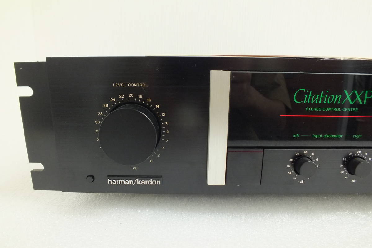 harman kardon ハーマンカードン プリアンプ Citation XXP 音出OK コントロールアンプ サイテーション 名機 ...