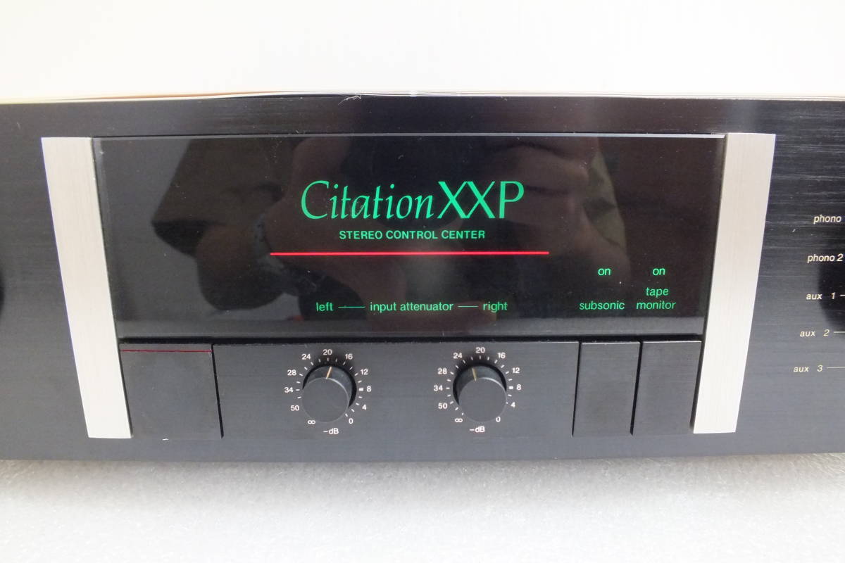 harman kardon ハーマンカードン プリアンプ Citation XXP 音出OK コントロールアンプ サイテーション 名機 ...