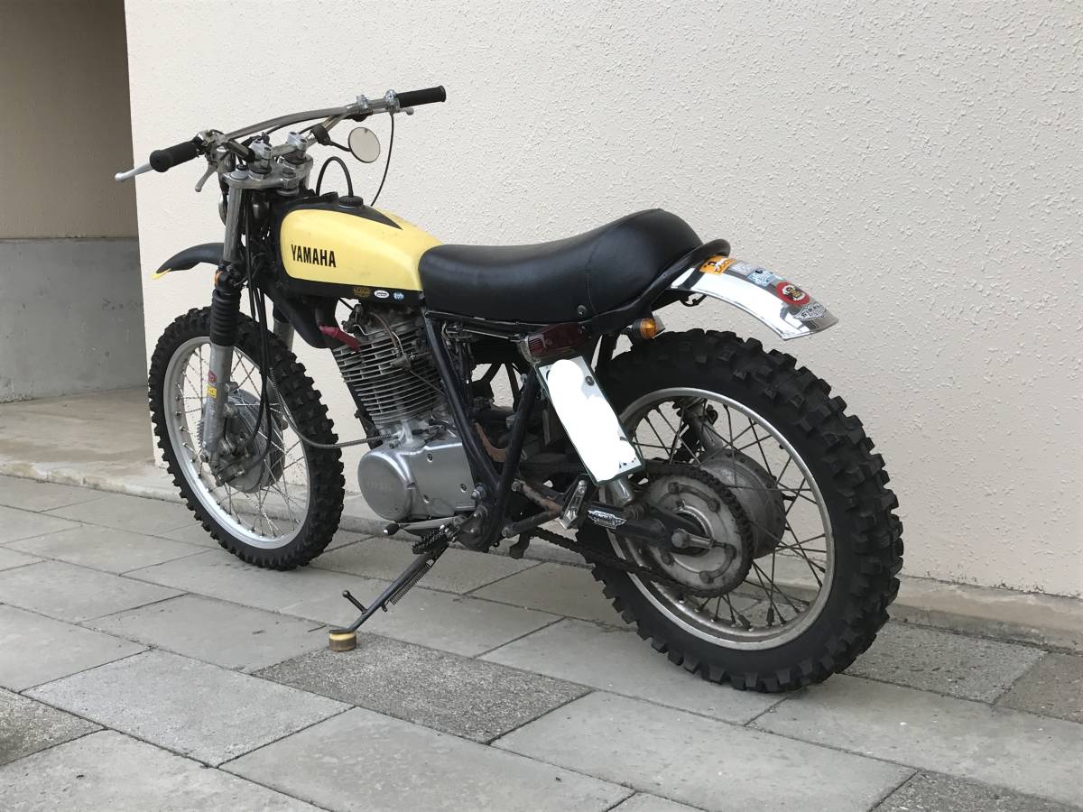 SR400 VMX ビンテージ モトクロス オフロード 500 ブラットスタイル ボバー スクランブラー トラッカー カスタム チョッパー ...