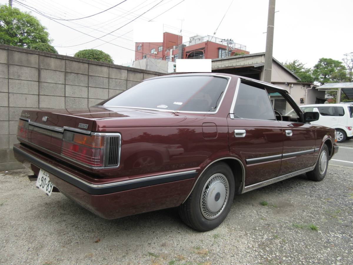 ワンオーナー 昭和60年9月登録 実走行 低走行 25 200Km Y30 グロリア ブロアム V-TURBO ターボ V6 2000cc カラー447 旧車(グロリア)｜売買された ...