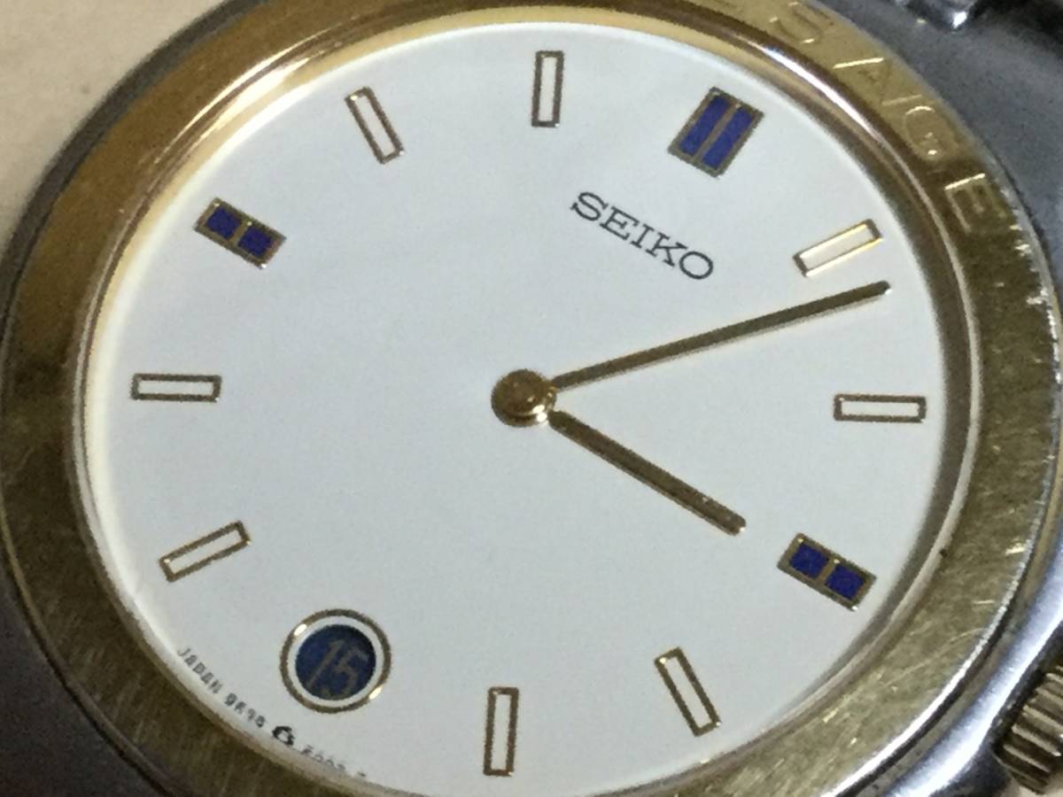 SEIKO セイコー PRESAGE プレサージュ 9539-6000 クォーツ 2針デイト メンズ腕時計 コンビ 電池交換済み 稼働品(その ...