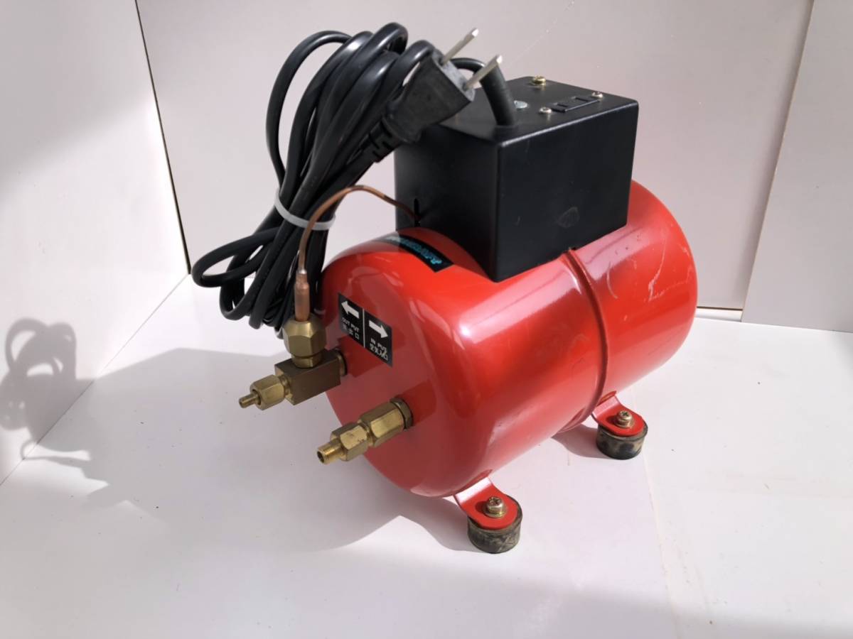 BULLCRAFT ミニコンプレッサー+エアタンク キソパワーツール E4005(コンプレッサー)｜売買されたオークション情報、yahooの商品情報をアーカイブ公開 - オークファン ...