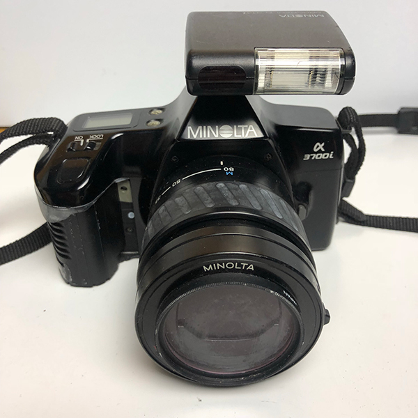 MINOLTA ミノルタ α3700i フィルム一眼レフ ボディ ＋ AF ZOOM 35-80mm F4 レンズ ＋ ストロボ ...