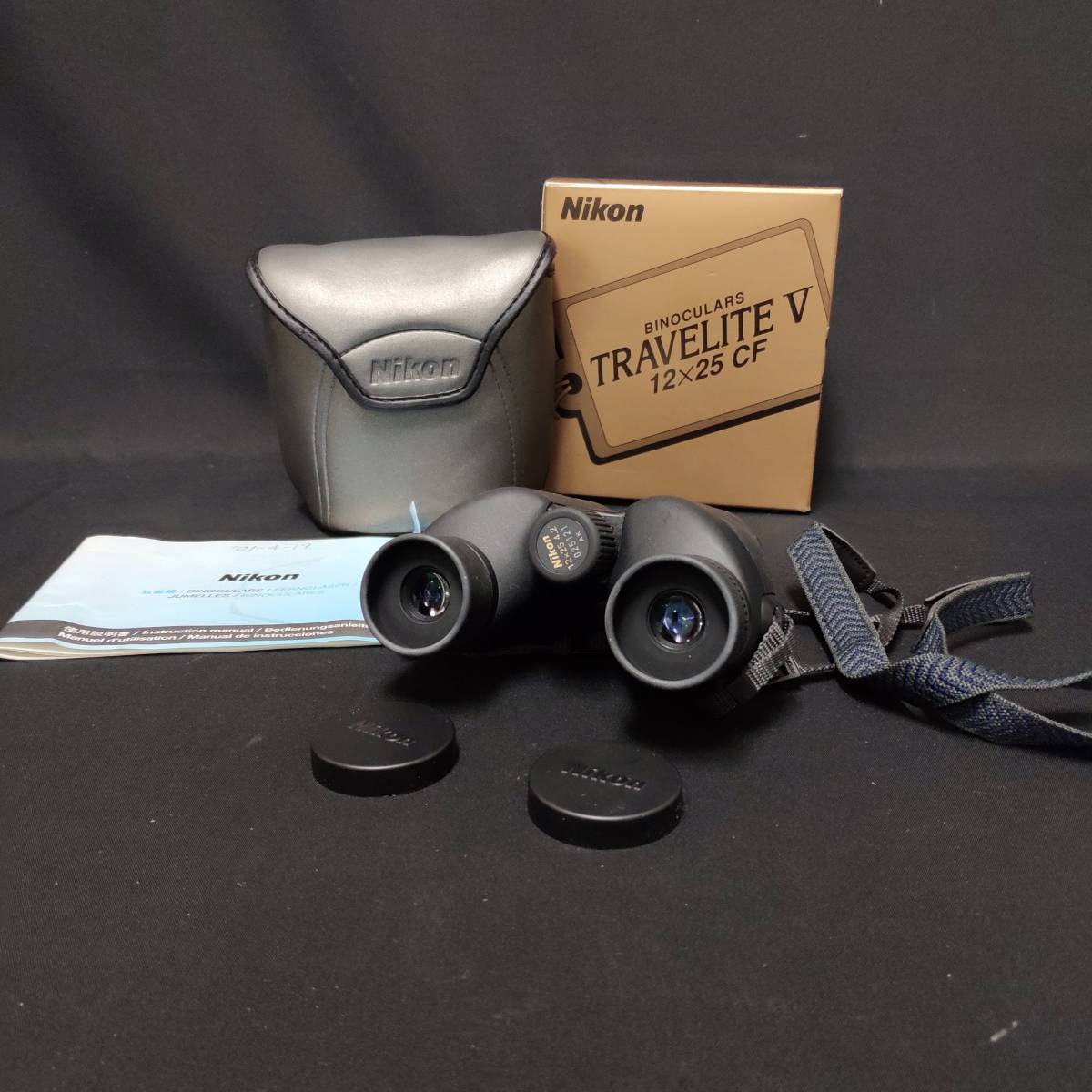 C04m01A Nikon 双眼鏡 トラベライト V 12x25 CF TRAVELITE 5 BINOCULARS 4.2 AK(ニコン ...
