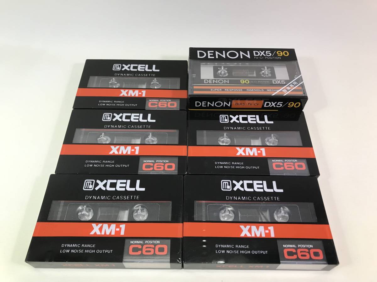 レトロ DENON DX5 90 xcell XM-1 C60 計7本 フェリクローム カセットテープ(記録媒体)｜売買されたオークション情報 ...
