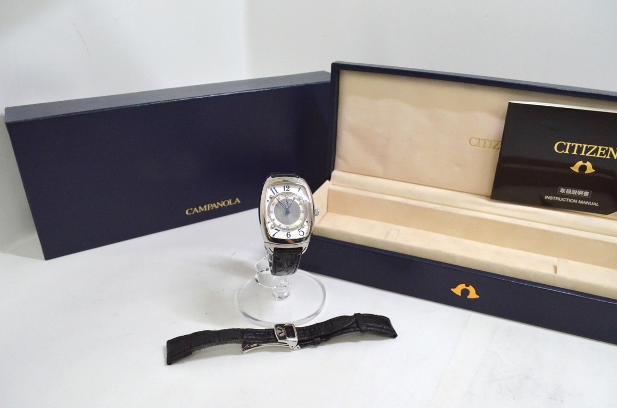 キングラム fui CITIZEN シチズン カンパノラ 210 青針 レディース腕時計 12P 電池交換済み 稼働品 0332 ...