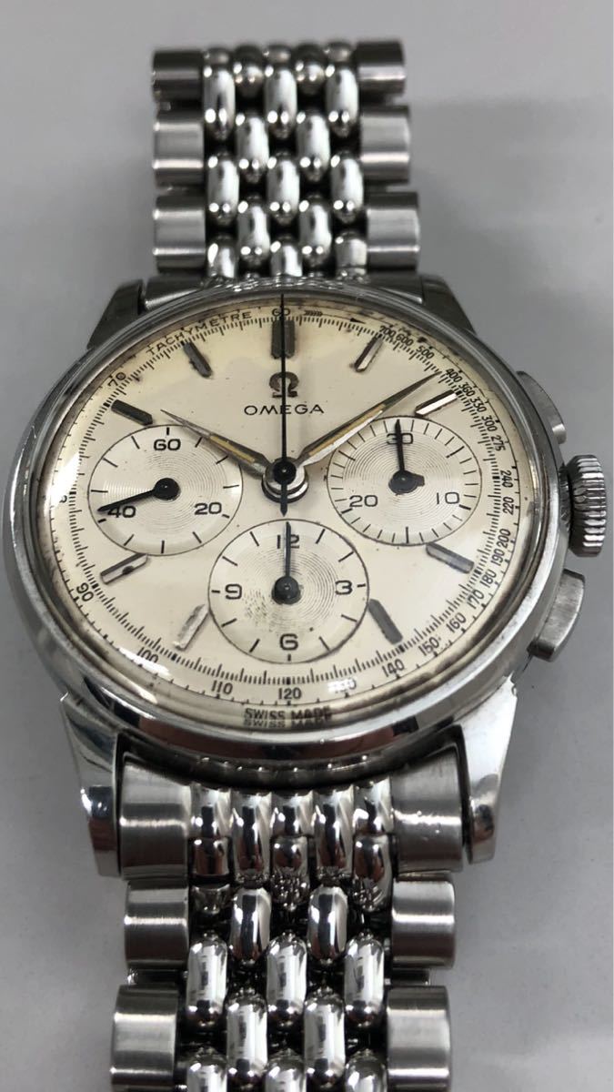 オメガ クロノグラフ cal.321 ref.2277 1956年 OH2018年3月 omega chronograph vintage 1 ...