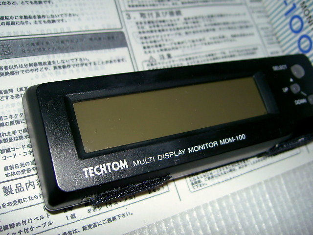 MDM-100 MDM100 三菱 国際コネクタ用 マルチ ディスプレイモニター TECHTOM テクトム ジャンク 取扱い説明書付 CN9A CP9A CT9A CJ(追加メーター)｜売買さ ...