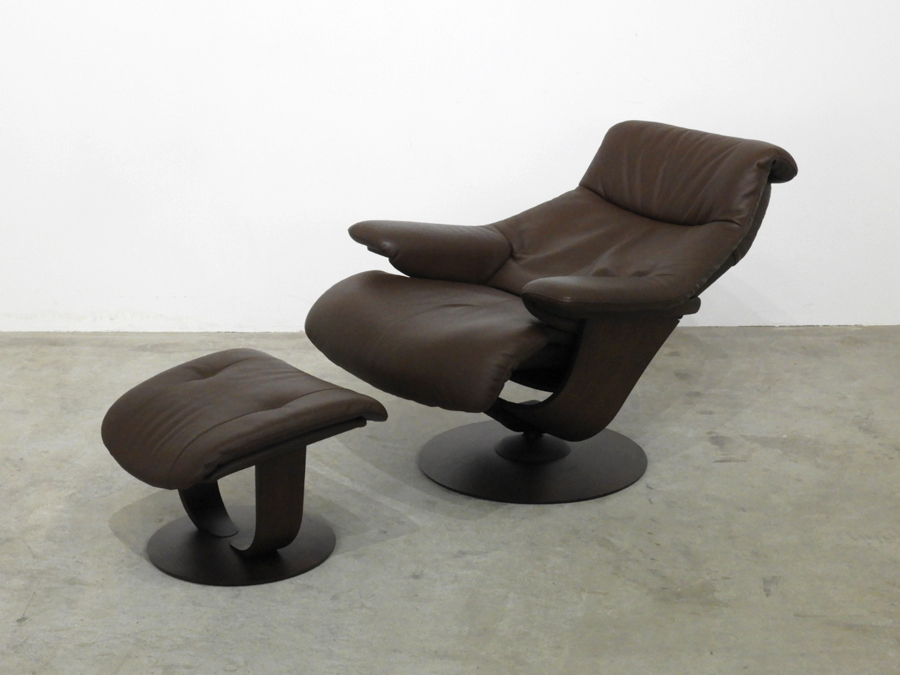 karimoku “THE FIRST” RU74 & RU02 本革×オーク材 リクライニングチェア&オットマン 35.9万 カリモク ザ ファースト 北欧 エコーネス(1人用)｜売買された ...