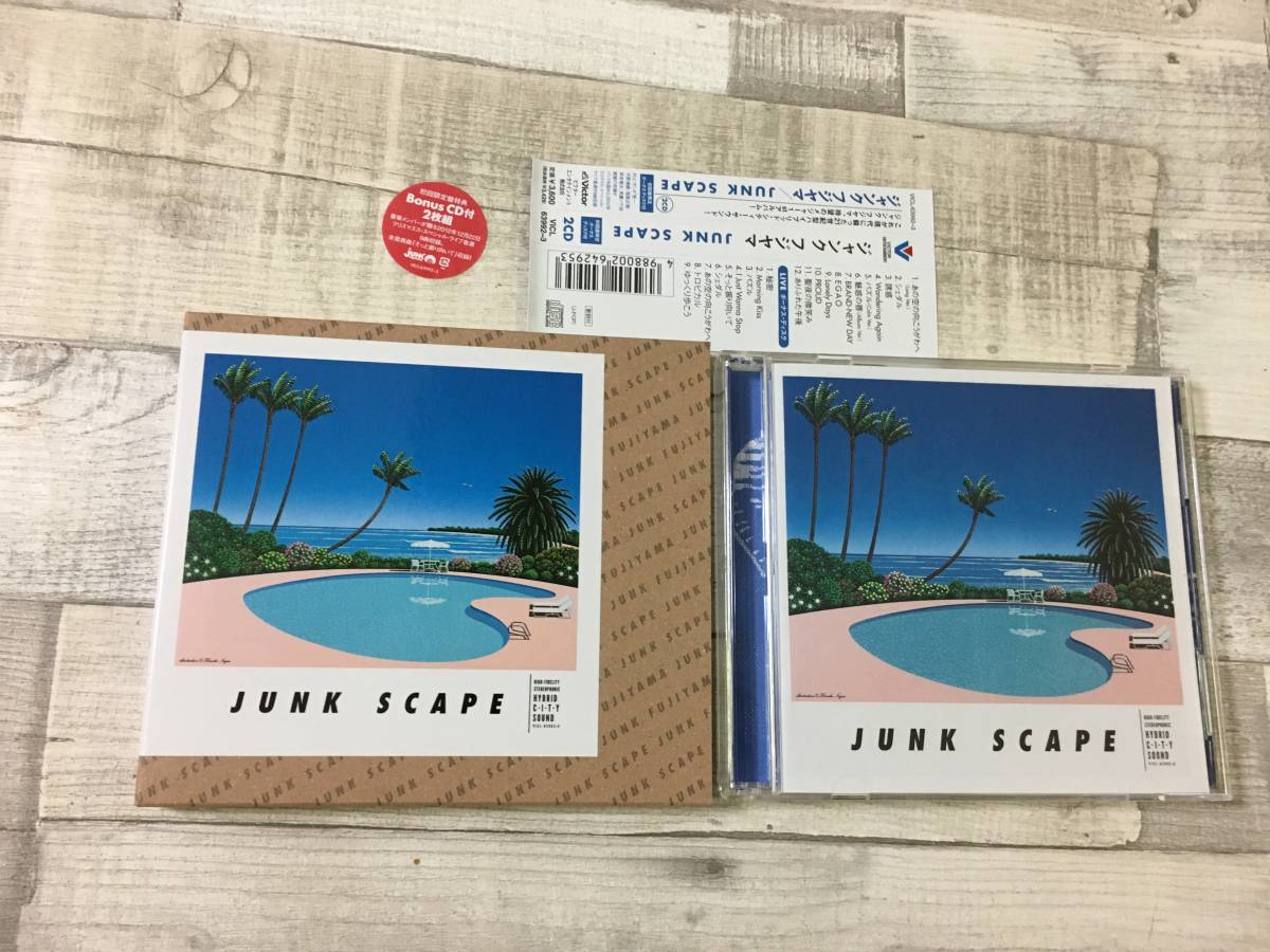 CD シティーサウンド ジャンク フジヤマ『JUNK SCAPE』今剛 村上ポンタ秀一 斎藤ノブ 井上鑑 他 DISK2枚 帯有 全12曲 LIVE 9曲 国内正規盤(その他)｜売買された ...