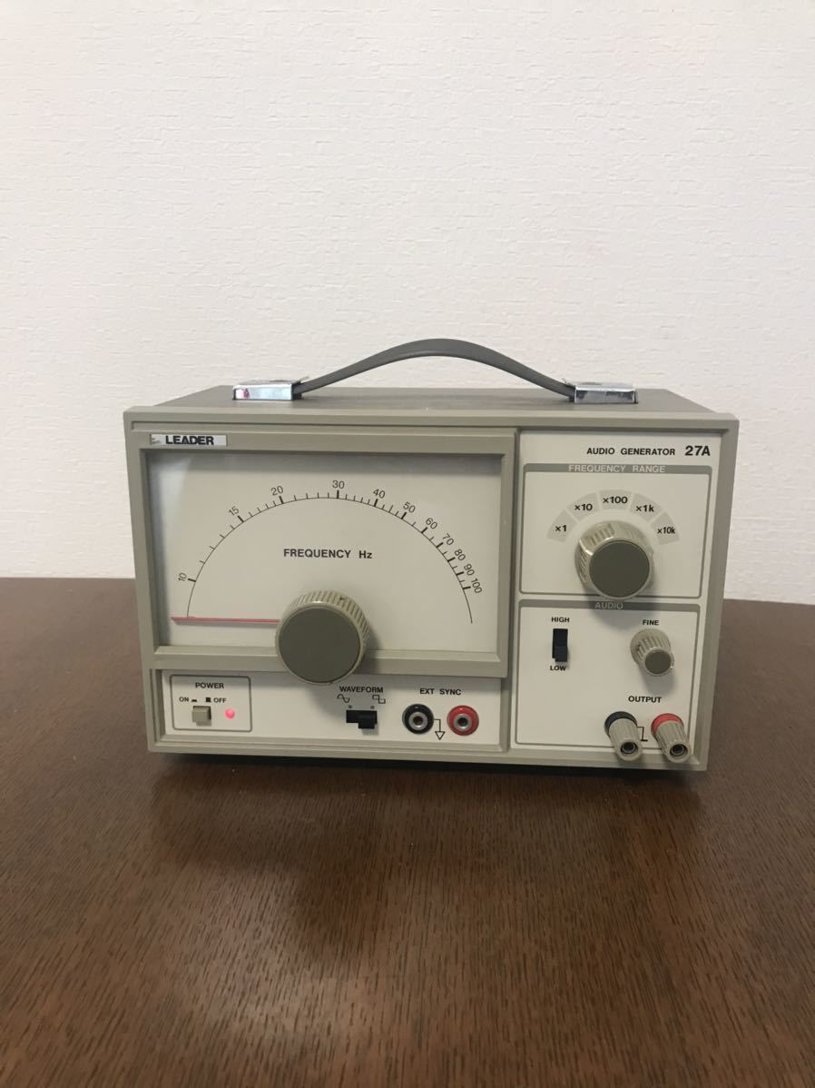 LEADER audio generator 27A オーディオ ジェネレーター(その他)｜売買されたオークション情報、yahooの商品情報を ...