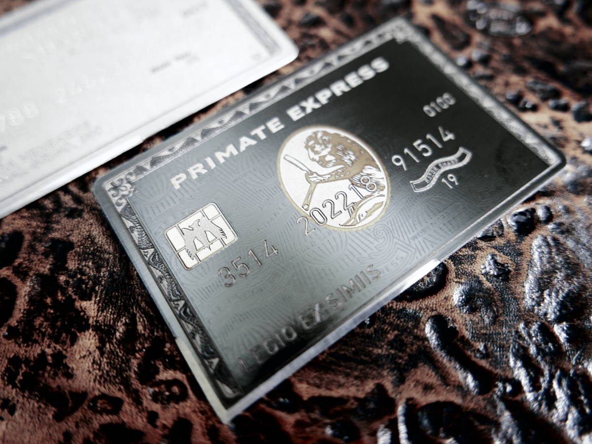 Mummert knives Titanium Card Knife Monkey Edge Exclusive AMEX Centurion ...
