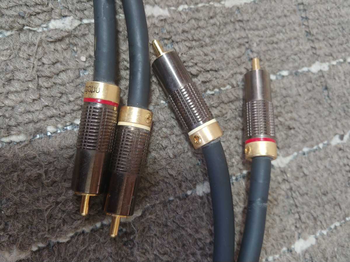 ortofon 7N+8N Pure Copper Hybrid Twin Core Audio Cable RCAケーブル 1m ペア ...