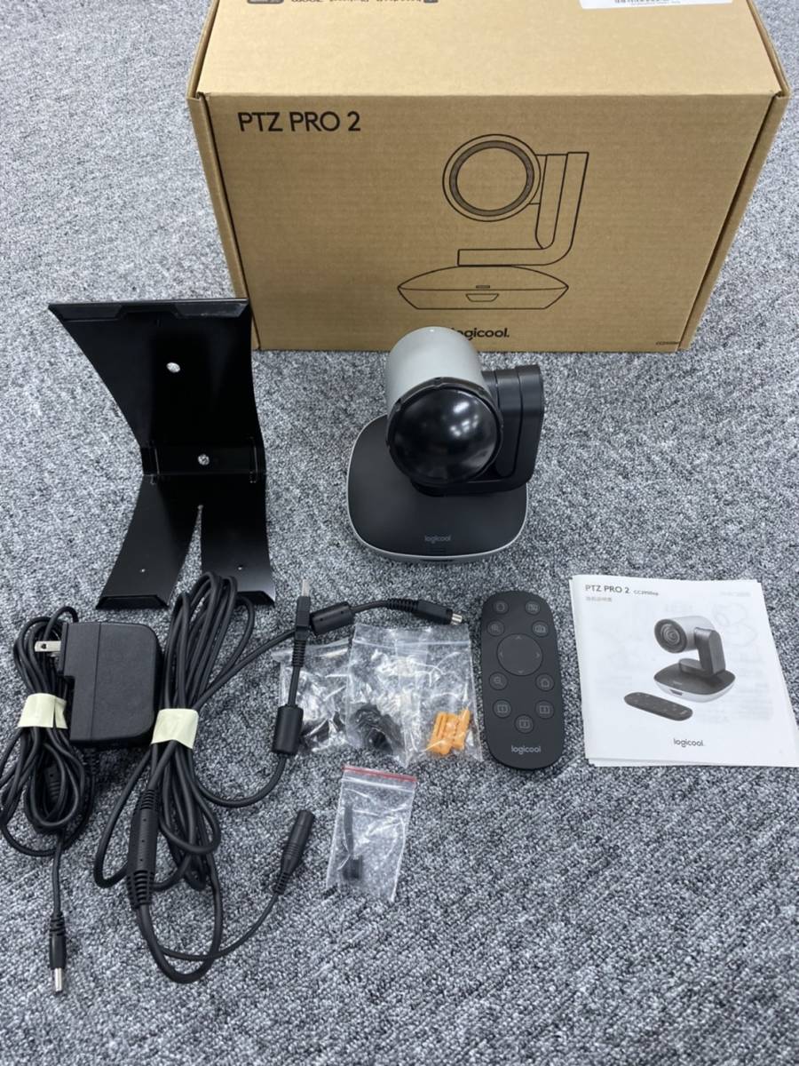 超極上品 logicool ロジクール PTZ PRO 2 ビデオカンファレンス HDカメラ CC2900EP 欠品なし 1080P ...