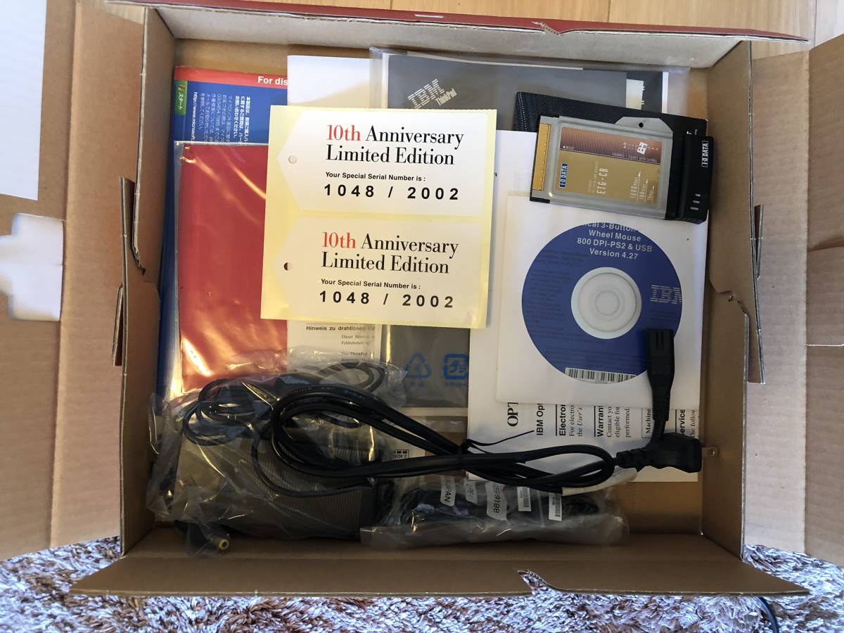 IBM ThinkPad X30 10th Anniversary Limited Edition 1048 2002 コレクターズ 12型 ...