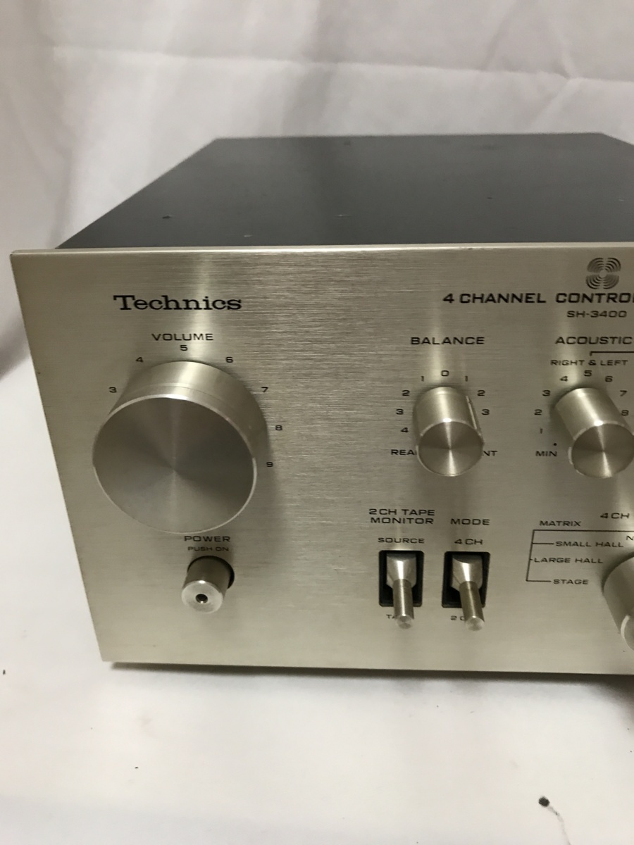 通電確認済 Technics テクニクス SH-3400 4CHANNEL CONTROL CENTER 4チャンネルコントロールセンター 100 F40-2080D(テクニクス)｜売買された ...