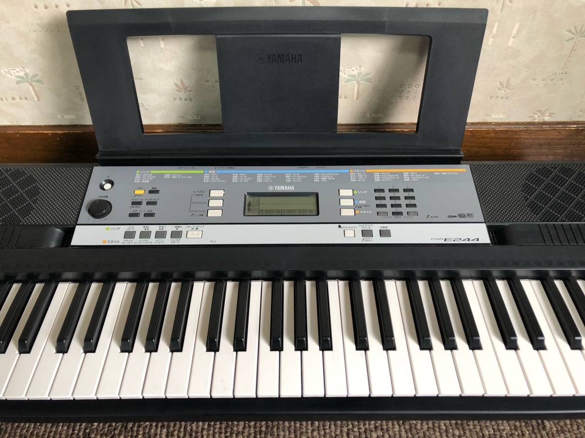 YAMAHA ヤマハ 電子キーボード PSR-E244 完動品(ヤマハ)｜売買されたオークション情報、yahooの商品情報をアーカイブ公開 - オークファン（aucfan.com）
