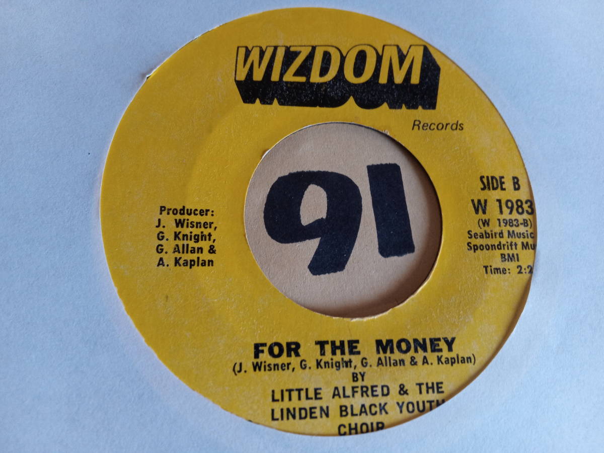 試聴 同様 1971 LITTLE ALFRED & THE LINDEN BLACK YOUTH CHOIR FOR THE MONEY(R ...