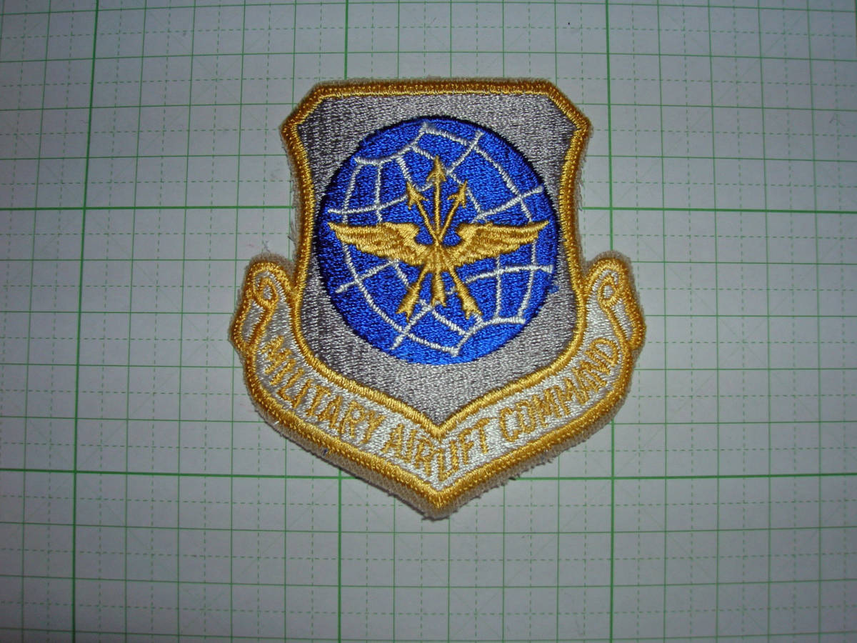 U.S.Air Force官給品Patch U.S. Air Forces Military Airlift Command Color ...