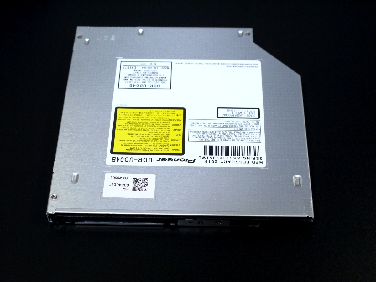 Pioneer BDR-UD04 内蔵ブルーレイドライブ SATA スリム 9.5mm厚 4K UHD Blue-ray対応(内蔵)｜売買され ...