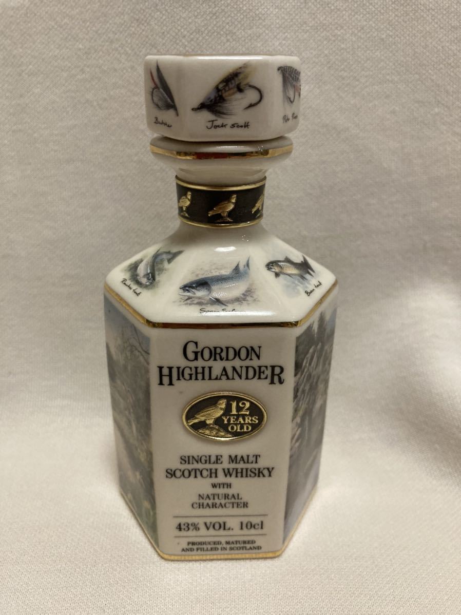 GORDON HIGHLANDER ゴードン ハイランダー ミニチュアボトル 12年 43％ 100ml 陶器 難あり(スコッチ)｜売買された ...