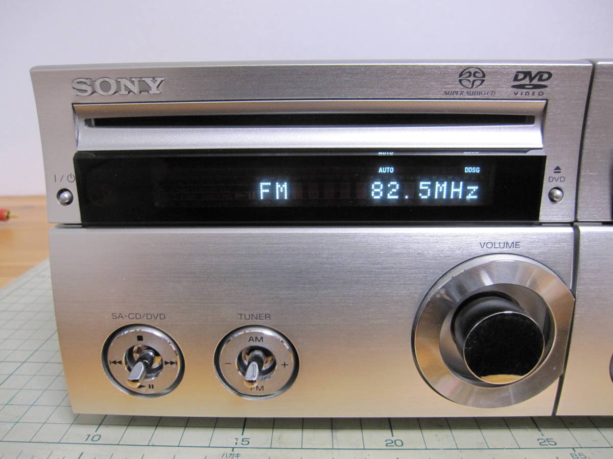 SONY/ソニー Listenシリーズ CMT-SE9の本体部分（HCD-SE9＋MDS-SE9、リモコン、RCA接続ケーブル）（SACD ...