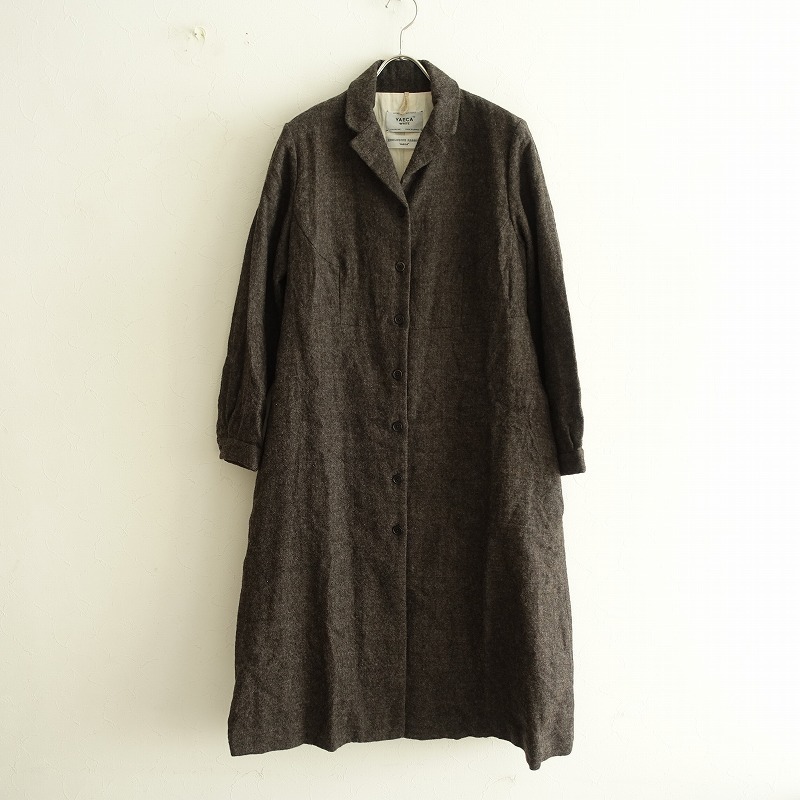 ヤエカライト YAECA WRITE 165214 Coat One-piece ロングシルエットのコート Mジャケット羽織りウール毛アウター0921 81I12(女性用)｜売買された ...