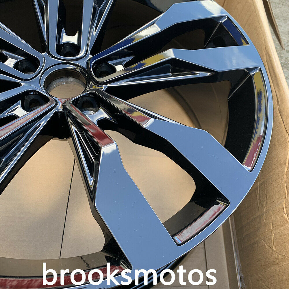 20 インチ グロスブラックスタイル ホイール 4本セット VW TERMONT TIGUAN L 20X8.5 オフセット 38 -BRN ...