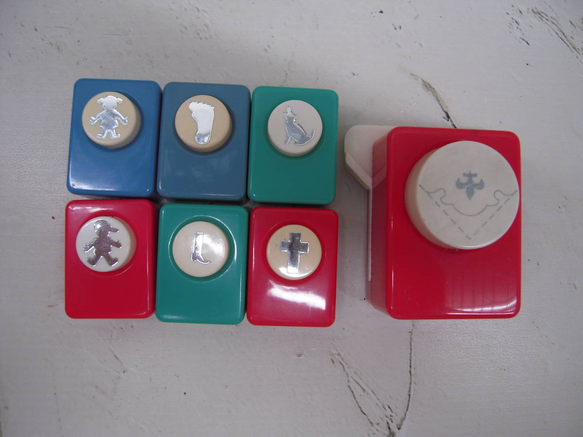 00 USED CARL Carla Craft クラフトパンチ 図柄 7種セット 60サイズ(クラフトパンチ)｜売買されたオークション情報 ...