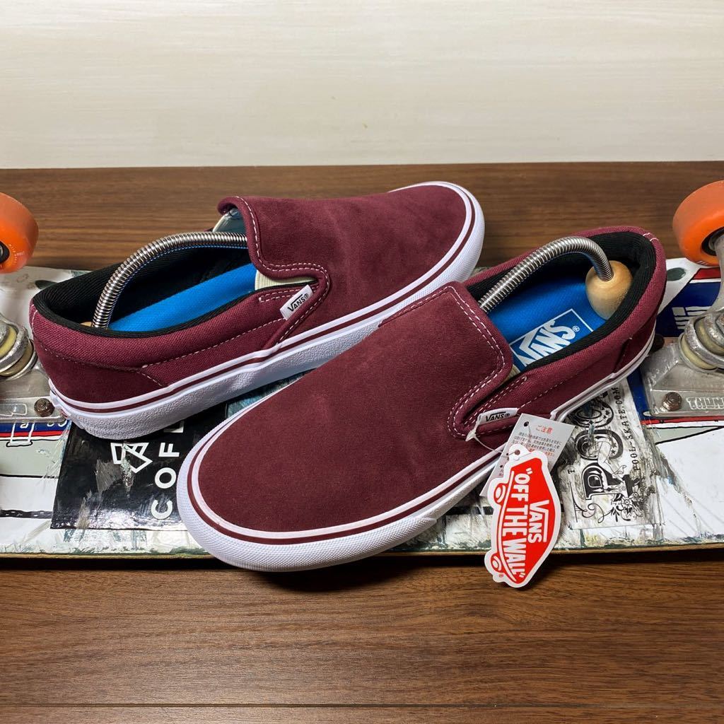 VANS CLASSIC SLIP ON SUEDE 26.5cm EVAカップソール搭載 メンズ ヴァンズ バンズ スリッポン スニーカー ...